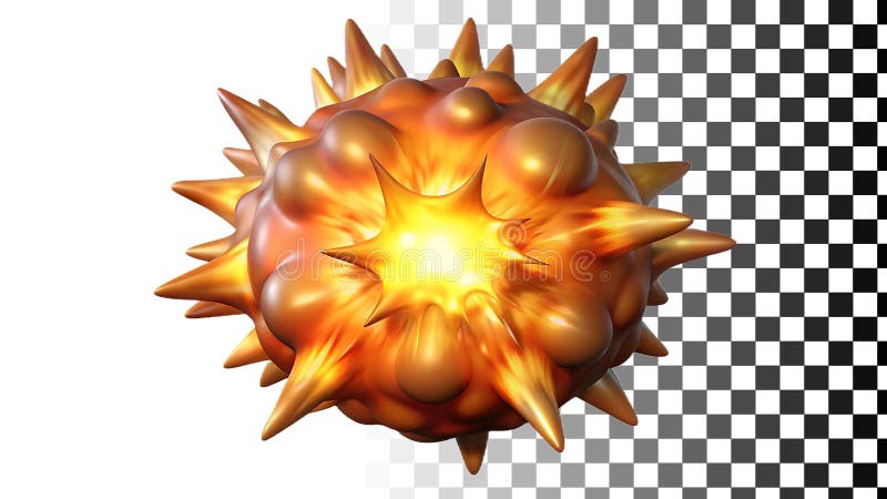 Fiery Explosion, Dynamic Effect for Action and Energy Themes Png ...