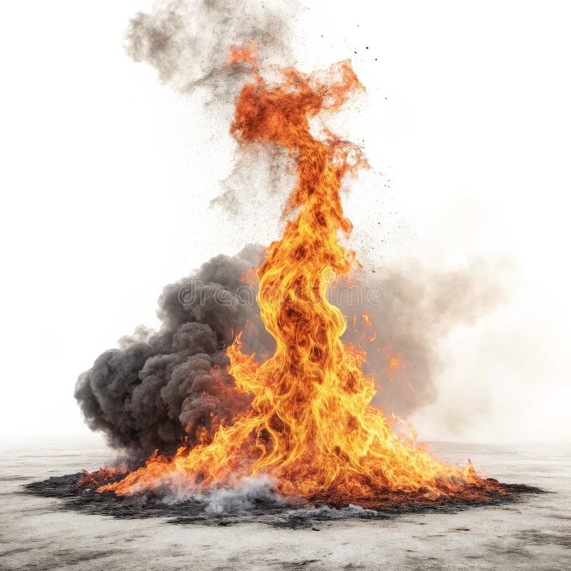 Fiery Explosion Smoke, Flame, Ground Composition, Fire Disaster, VFX ...