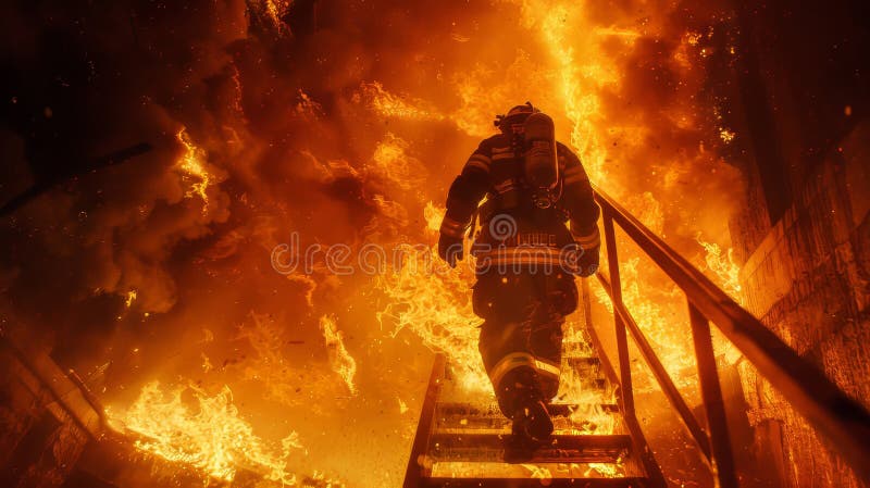 Dramatic Flames on a Dark Background - Exploring the Vivid Movement and ...