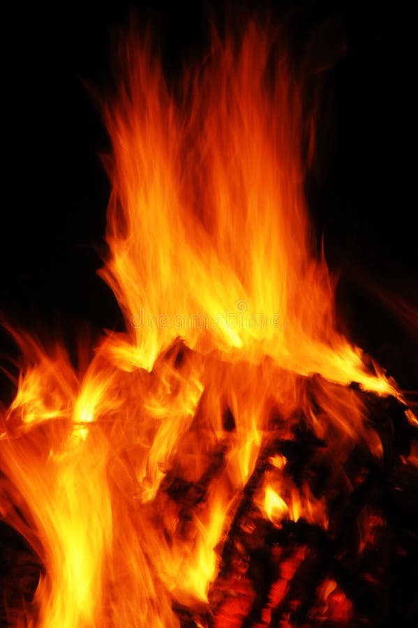 Fiery Flame stock image. Image of abstract, flame, power - 8300143