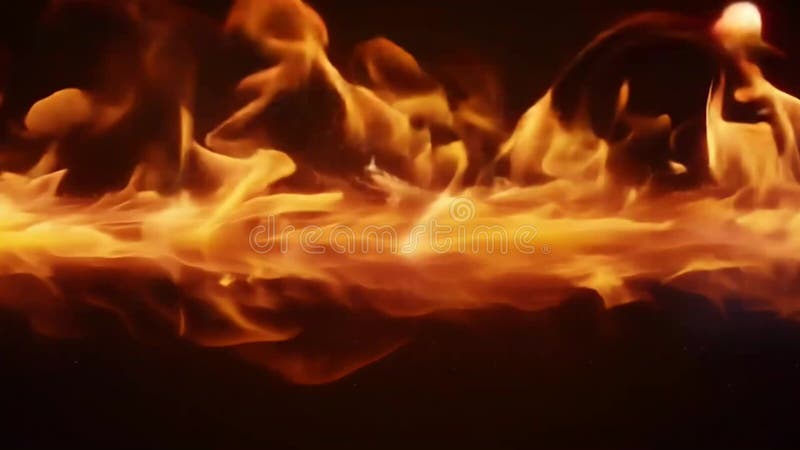 Fiery Flames in Motion Creating a Powerful and Dynamic Visual Stock ...