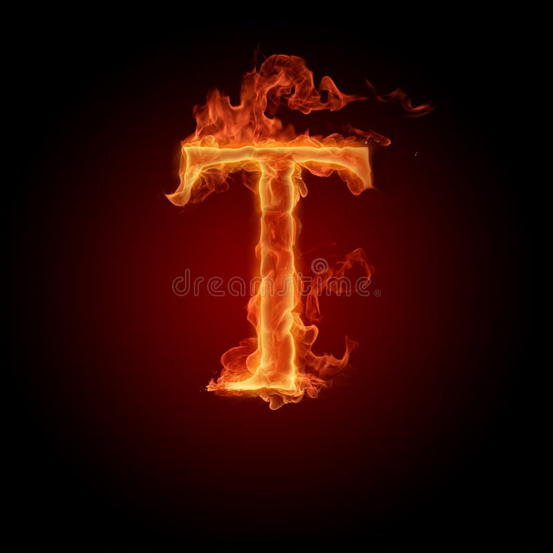 Fiery font stock illustration. Illustration of blaze, isolated - 3538332
