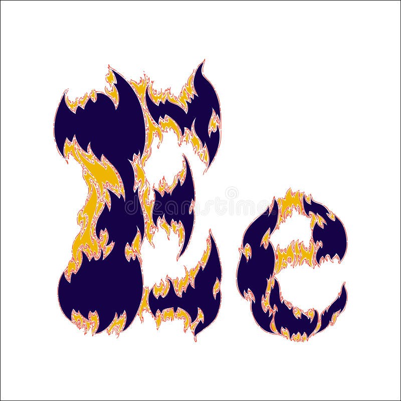 Blue Fire Letter E Stock Illustrations – 45 Blue Fire Letter E Stock ...