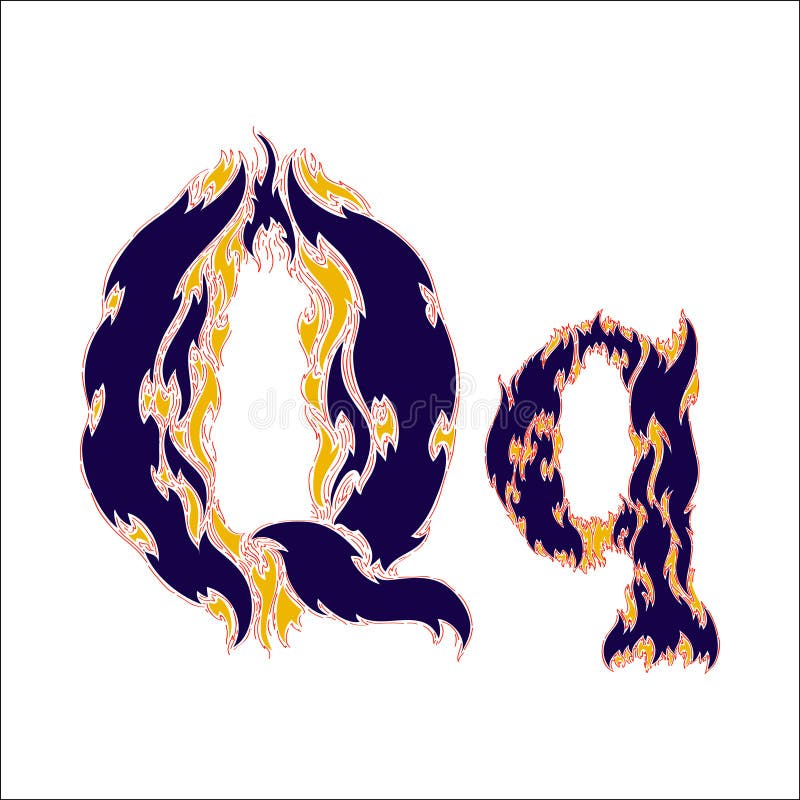 Blue Fire Letter Q Stock Illustrations – 18 Blue Fire Letter Q Stock ...