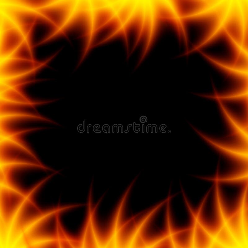 Fiery frame stock illustration. Illustration of burning - 12457805