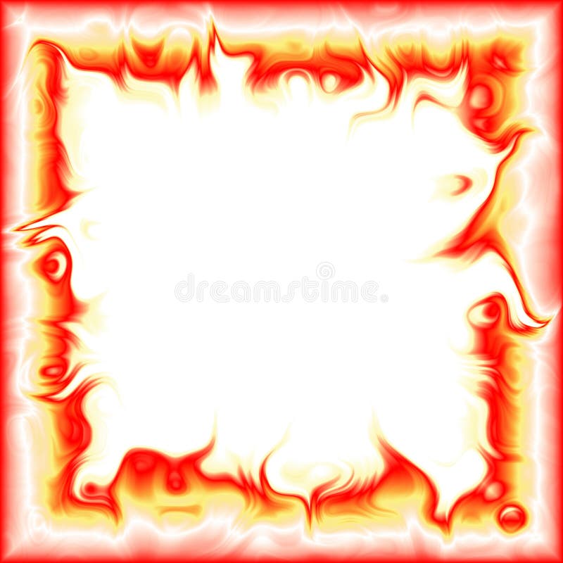 Fiery frame stock illustration. Illustration of border - 8017155