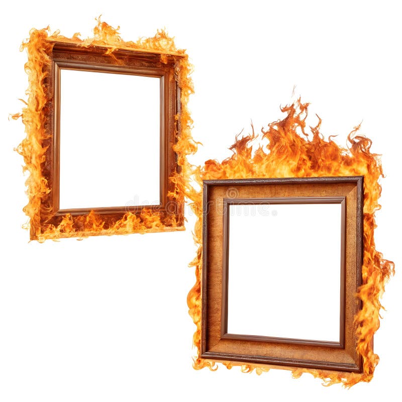 Fiery Frames stock illustration. Illustration of ideal - 367193420