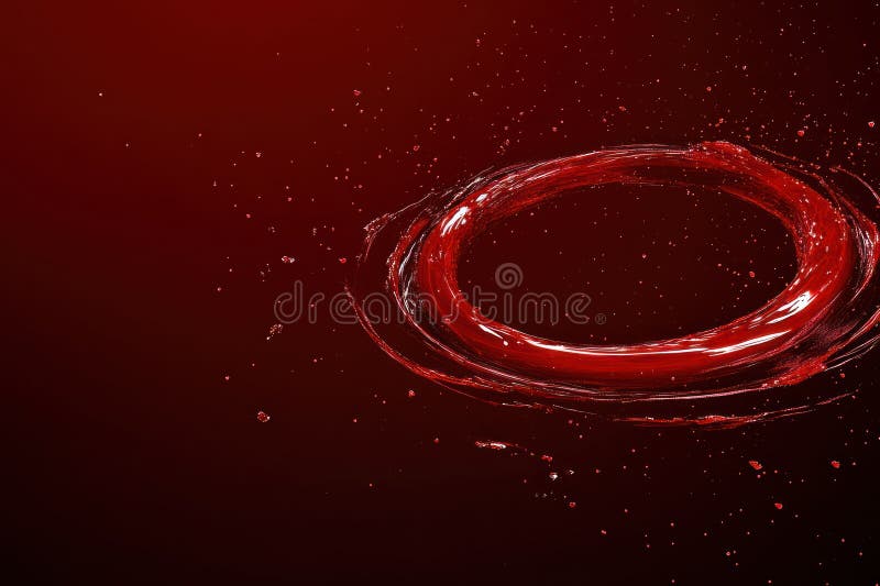 Fiery Glow: Red Light Background for Dramatic Effect Stock Illustration ...