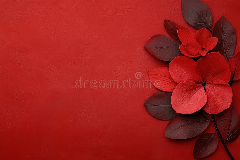 Fiery Glow: Red Light Background for Dramatic Effect Stock Illustration ...
