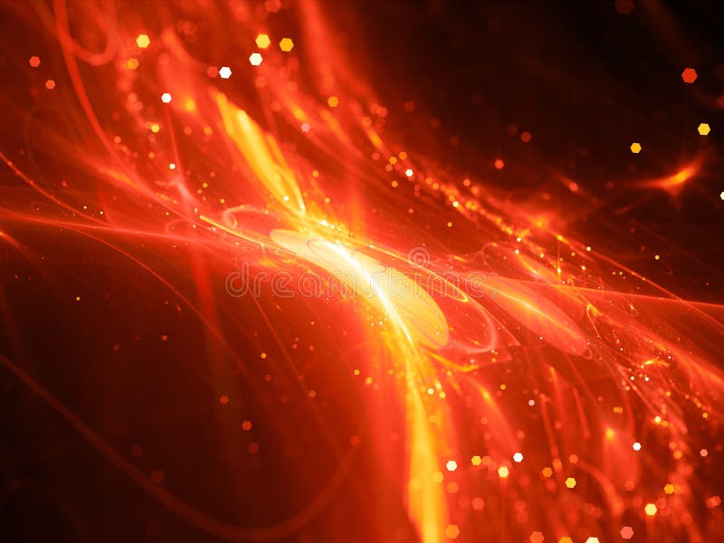 Fiery Space stock illustration. Illustration of flash - 1430640