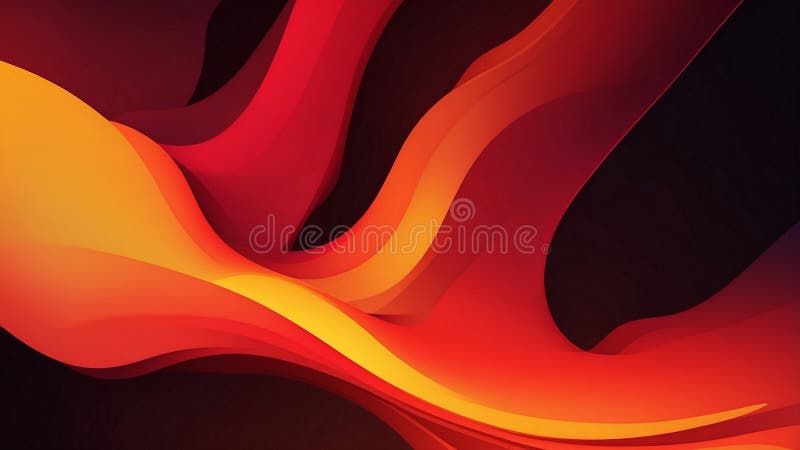Fiery Gradient Abstract in Red and Orange .AI Generated Stock Image ...