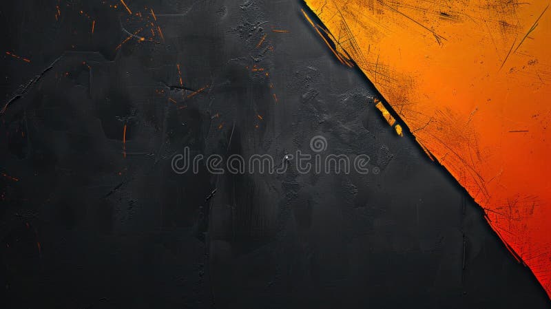 Fiery Grunge Texture Background with Copy Space for Banner or Header ...