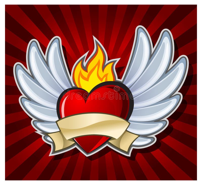 Medieval Heart Tattoo Stock Illustrations – 536 Medieval Heart Tattoo ...