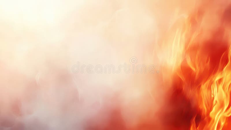 Fiery Inferno, Dramatic Fire Background with Billowing Smoke and ...