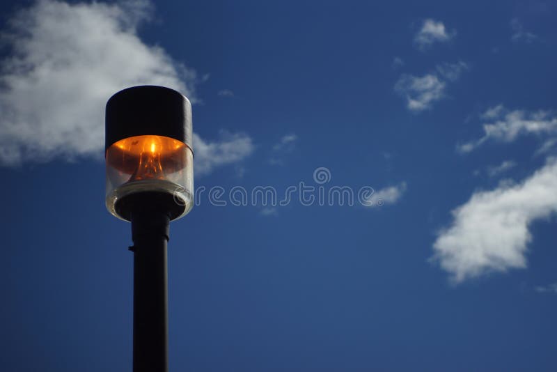 Fiery Lamp stock photo. Image of equipment, electricity - 78944662