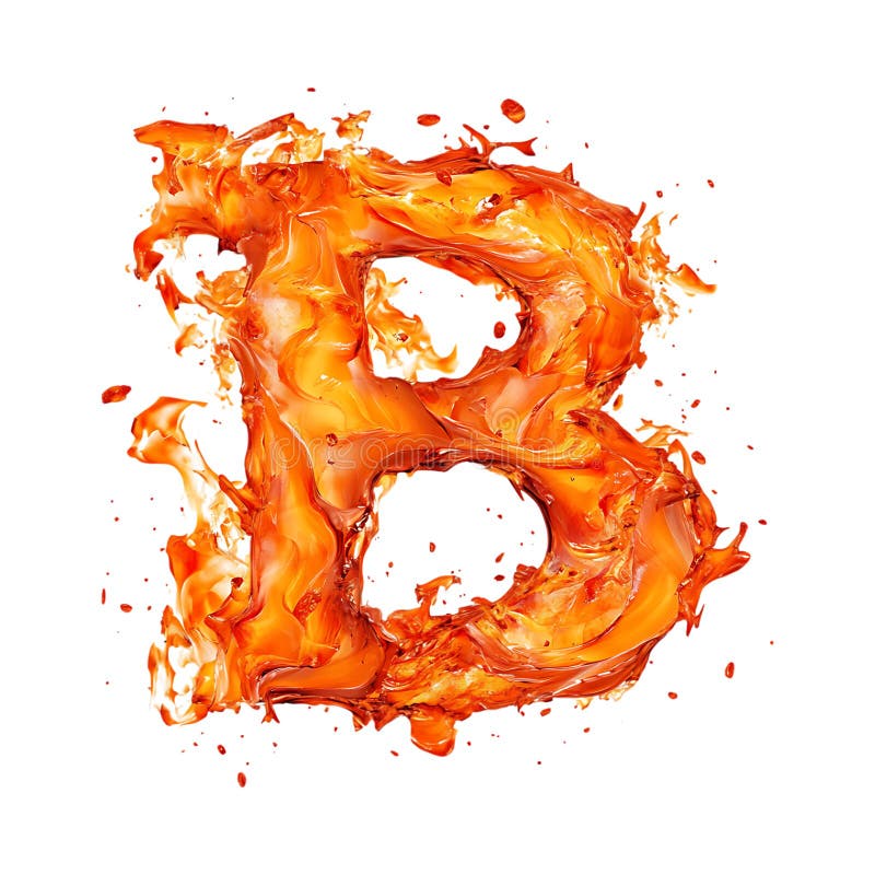 Flaming Letter B Stock Illustrations – 71 Flaming Letter B Stock ...