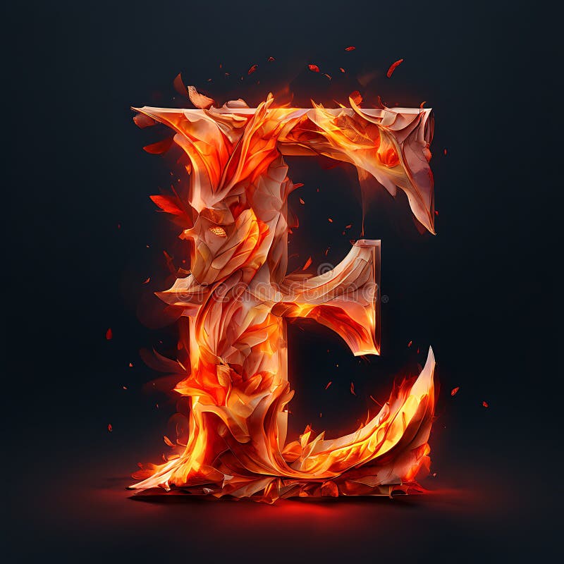 E Letter Fiery Font Stock Photos - Free & Royalty-Free Stock Photos ...
