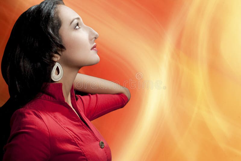 Fiery look stock photo. Image of looking, cute, nice - 14613890