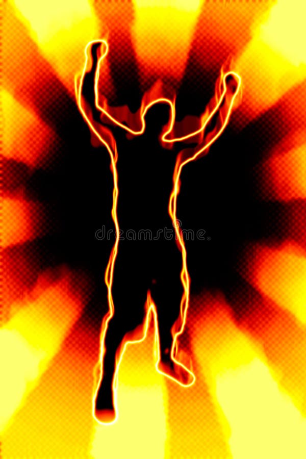 Fiery Guy Silhouette Stock Illustrations – 8 Fiery Guy Silhouette Stock ...
