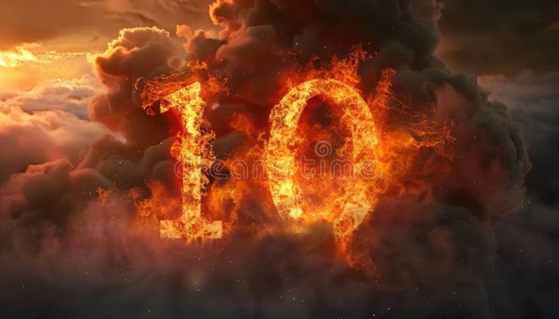 Fiery Number Ten Stock Photos - Free & Royalty-Free Stock Photos from ...