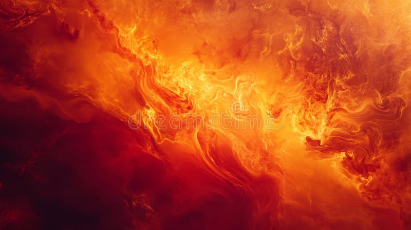 A Fiery Orange Background with a Red Line in the Middle Stock ...