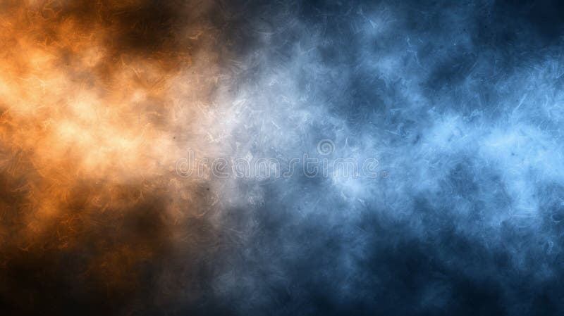 Fiery Orange Meets Cool Blue: Abstract Texture Background, Fire and Ice ...