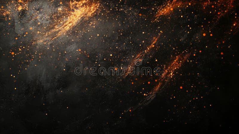 Orange Sparks for Overlay Textures. Abstract Fire Flake Background ...