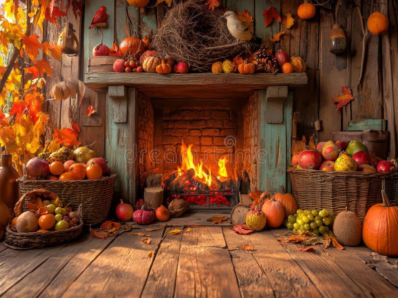 The Fiery Phoenix Fireplace Features Clay Phoenixes that Bring a ...