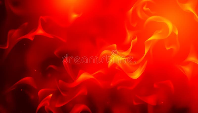 Fiery Red and Orange Flame Abstract Background Design Stock ...