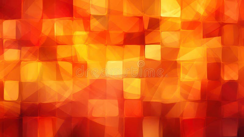Fiery Red Orange Gold Yellow Abstract Background. Geometric Shape Stock ...