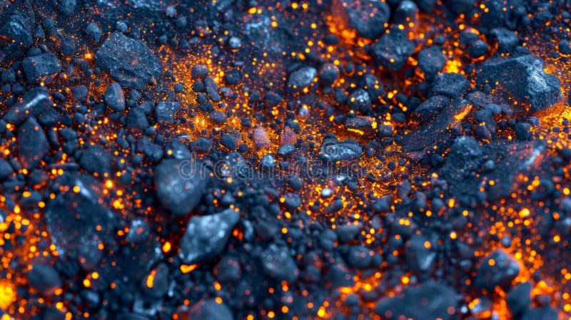 Fiery Rock Texture: Molten Lava Background, Volcanic Stone Abstract ...