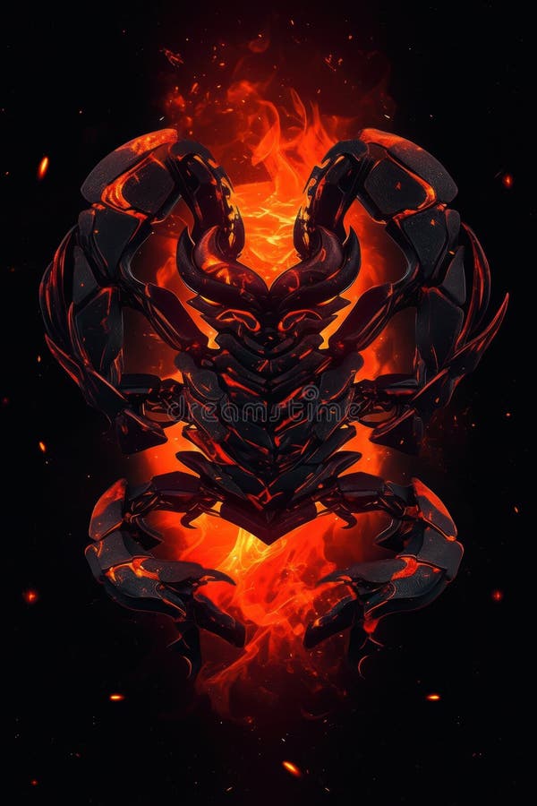 Scorpio Flame Iphone Wallpaper