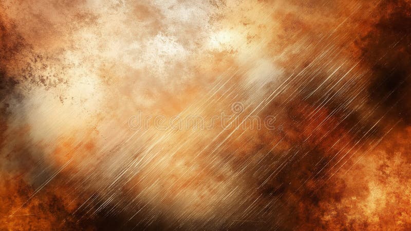 A Fiery Sky of Golden Clouds, with Sunlight Breaking through the Haze ...