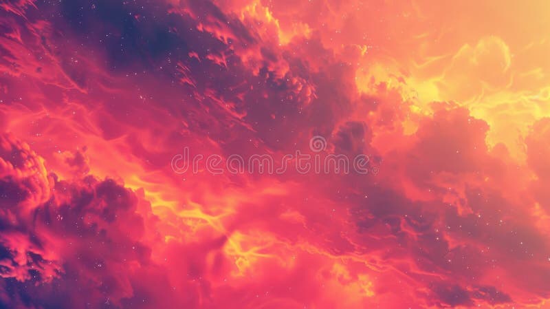 A Fiery Spectrum of Colors Paints the Sky in this Striking Gradient ...