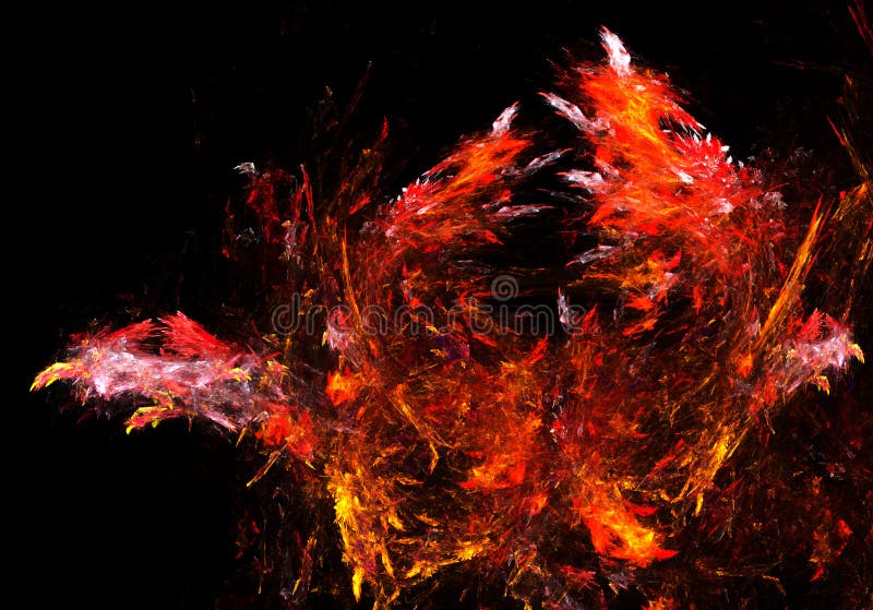 Fiery Splash stock illustration. Illustration of smoke - 12767891
