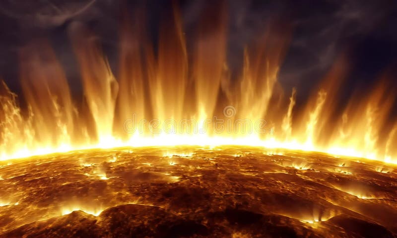 Fiery Sun Surface Eruption, Space, Plasma, Energy, Background Stock ...