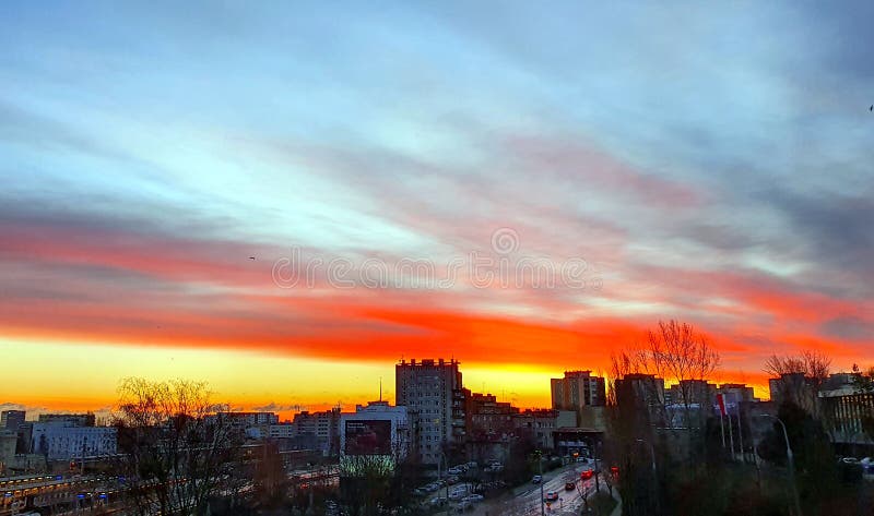 Waking City Office Buildings of Phoenix Stock Image - Image of blacktop ...
