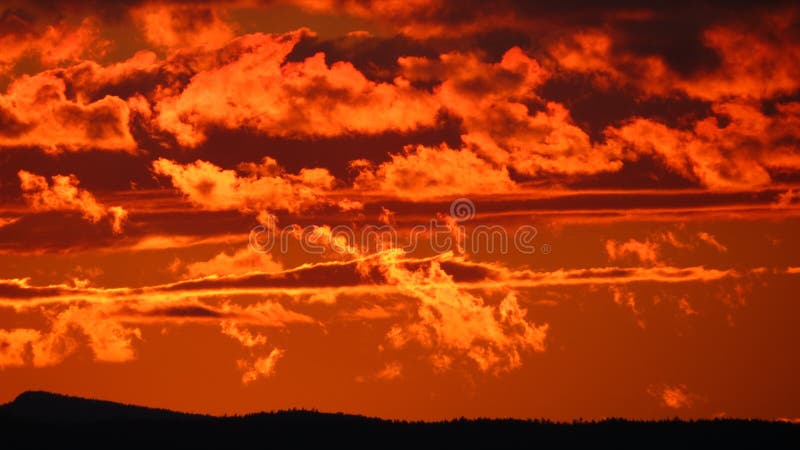 End of Days stock image. Image of sunset, rotorua, silouette - 938571