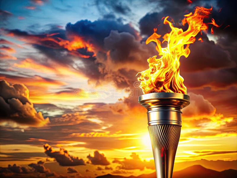 A Fiery Vision of Unity the Olympic Torch Ignites a Global Celebration ...