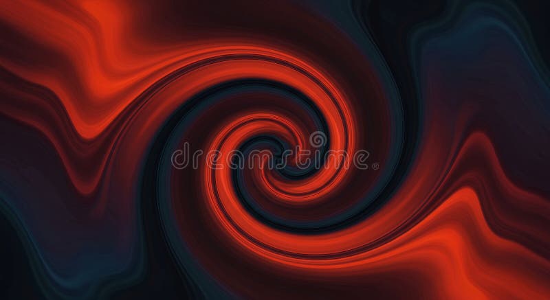 Fiery Vortex Abstract Red and Black Swirls Hypnotic Fluid Art, Dynamic ...