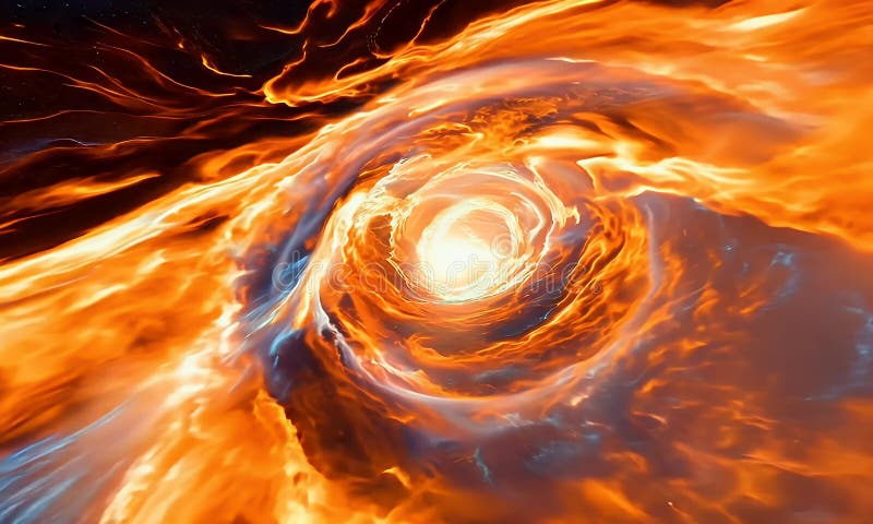 Fiery Vortex of Clouds stock video. Video of surreal - 342860385
