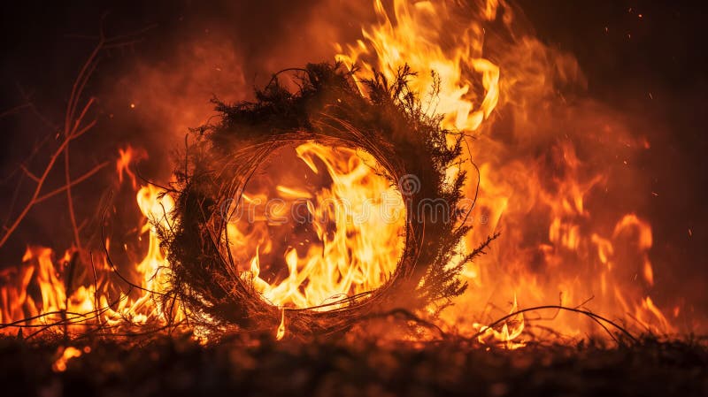 Wreath Engulfed Stock Illustrations – 5 Wreath Engulfed Stock ...