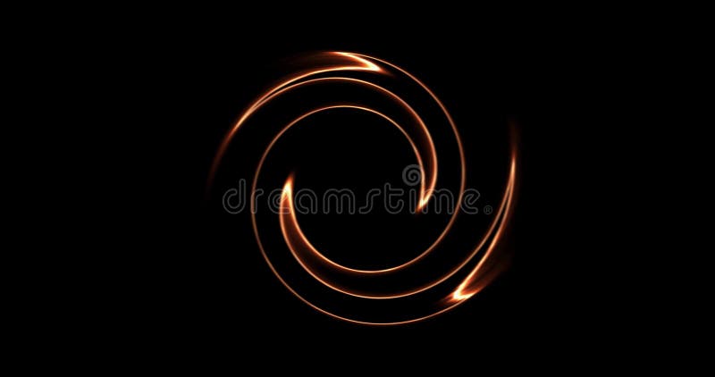 Fiery Yellow Orange Figure Made of Lines and Dots, Geometric Element ...