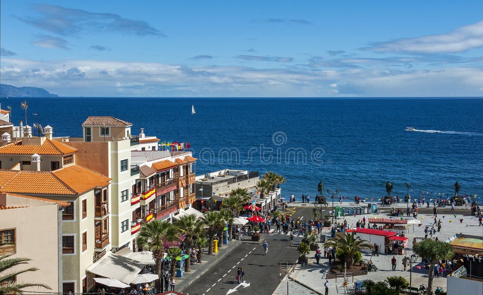 Fiesta in Candelaria editorial photography. Image of island - 42879902