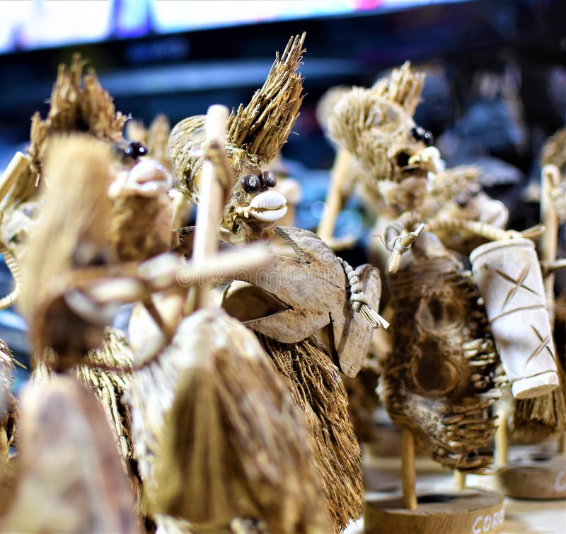 Wooden Coconut Doll Figurine Stock Photos - Free & Royalty-Free Stock ...