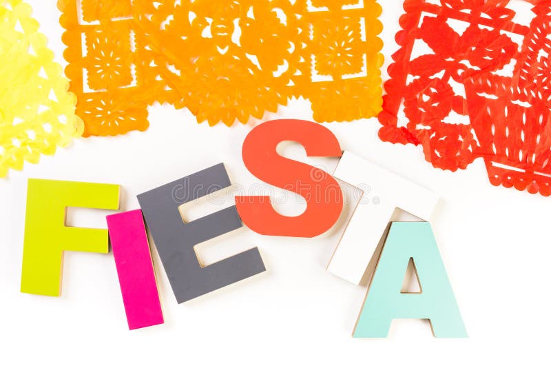 Multicolor fiesta poster. stock vector. Illustration of abstract - 31210116