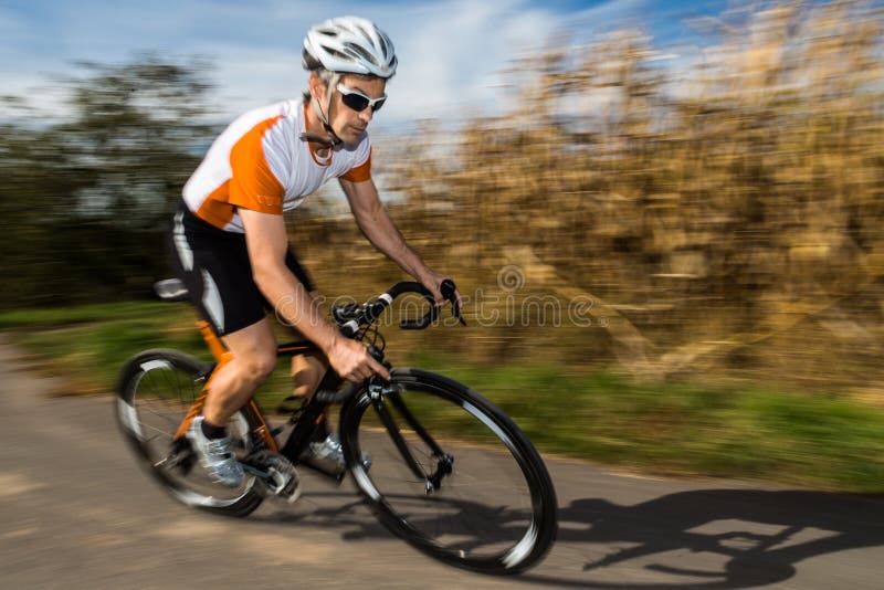 Fietser stock foto. Image of actief, individueel, levensstijl - 27219166