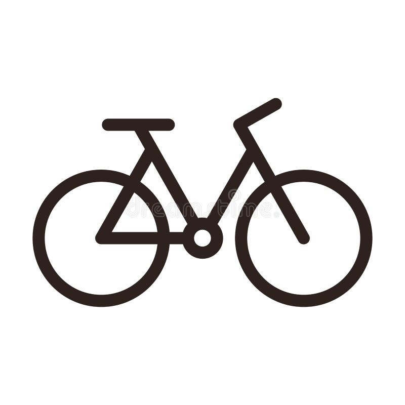 Fietspictogram Fietssymbool Vector Illustratie - Illustration of ...