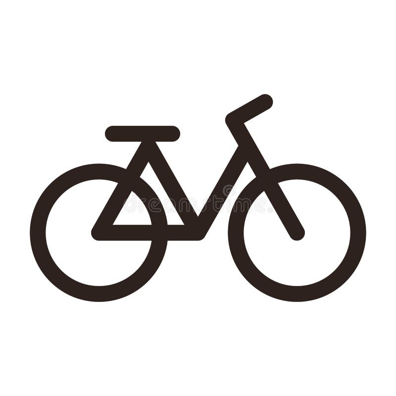 Fietspictogram Fietssymbool Vector Illustratie - Illustration of ...