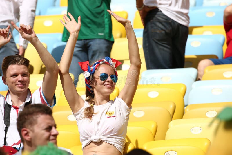 Fifa Soccer Fans in Stadium Editorial Stock Photo - Image of world ...